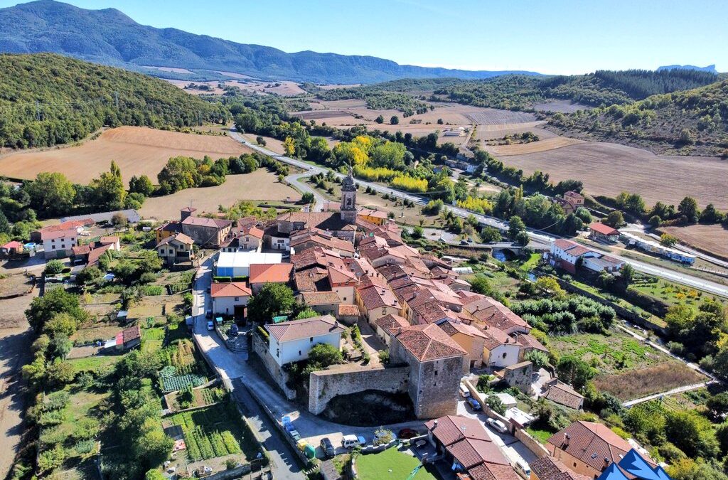 antoñana desde el dron, araba, alava | TurismoVasco.com